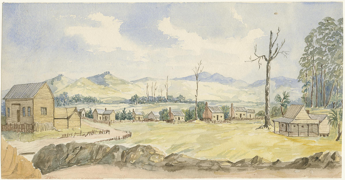Māori settlement at Waipawa, New Zealand - Hawkes Bay Museum